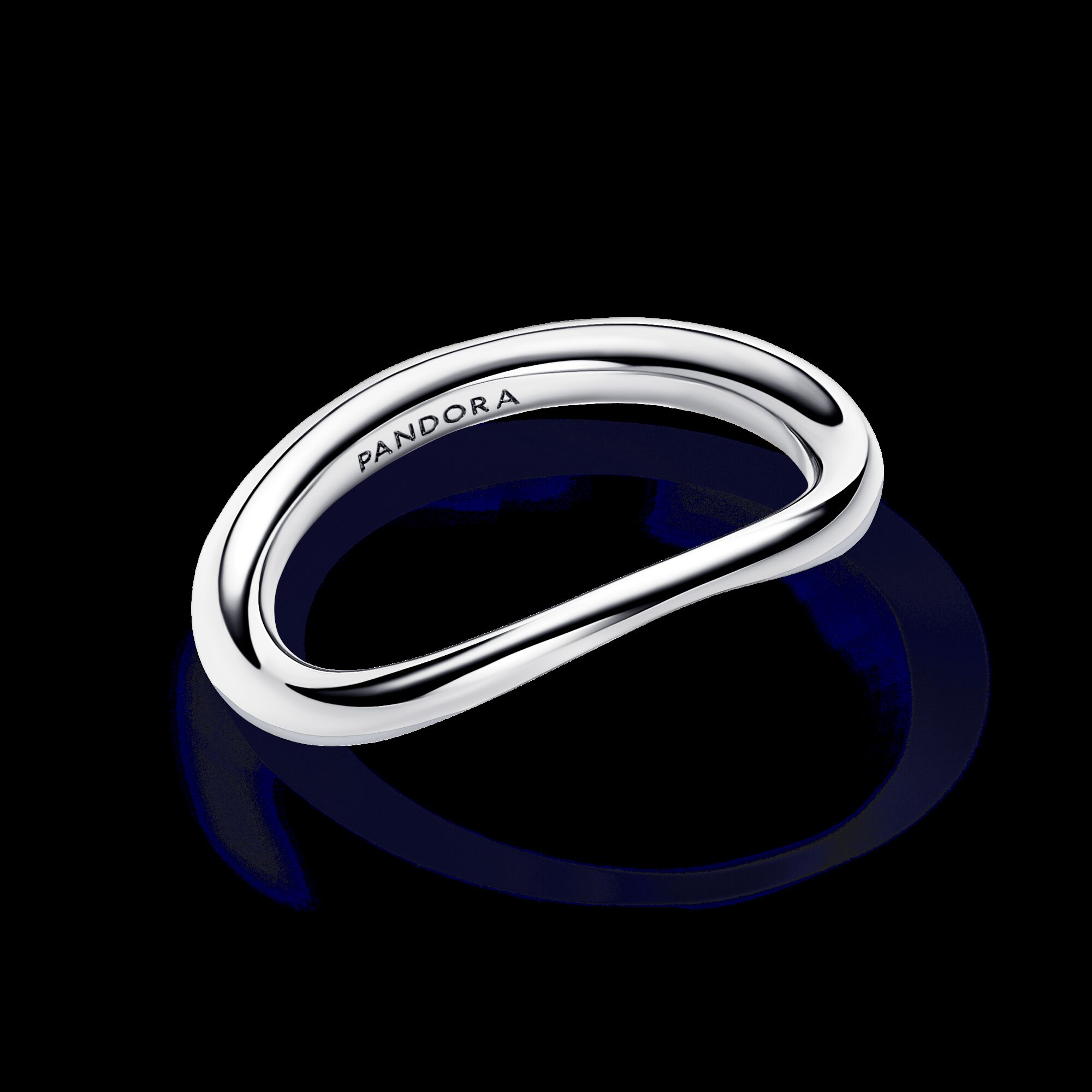 Organically Shaped Band Ring | Sterling silver | Pandora Canada