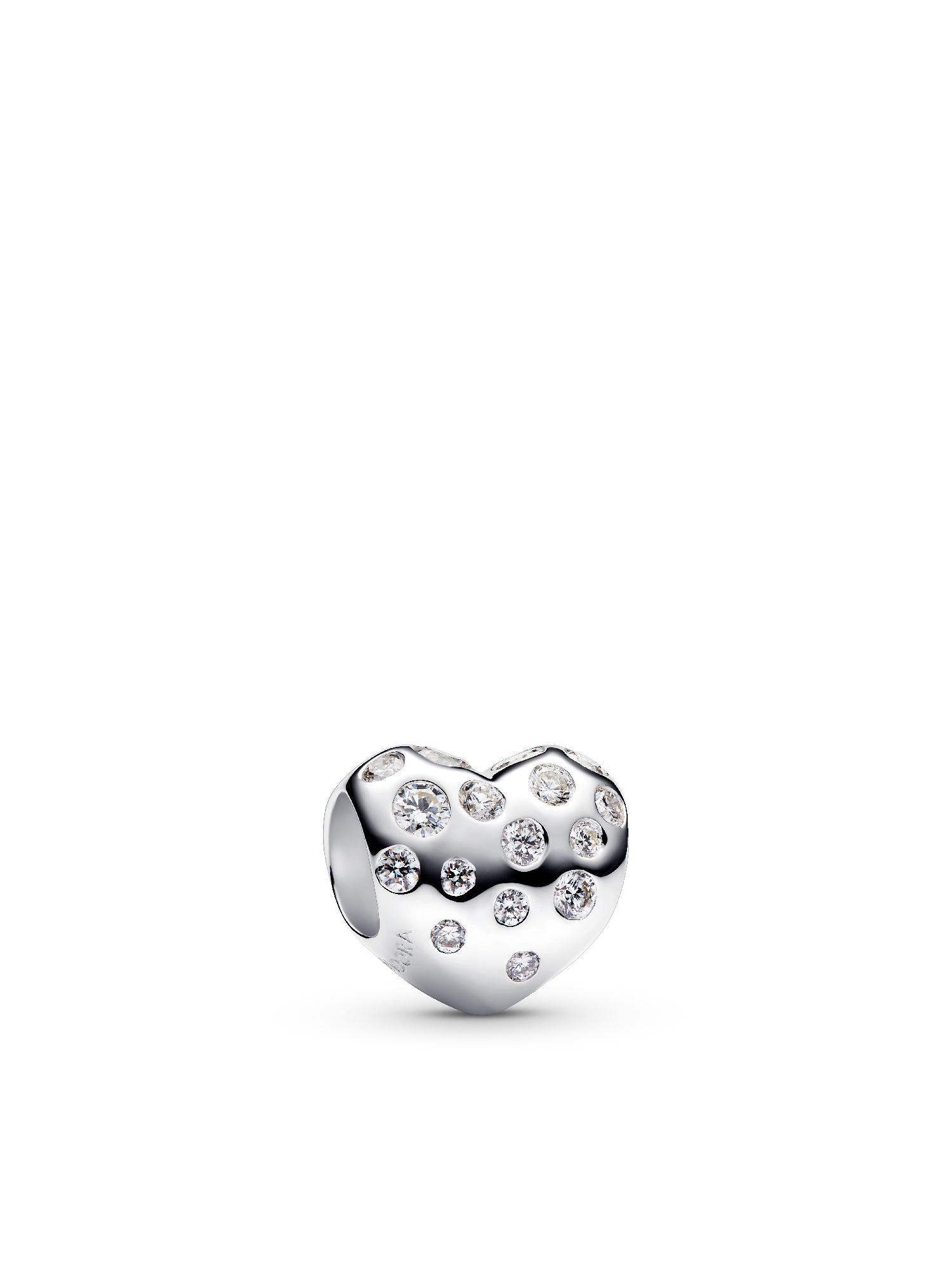 Pandora Lab-Grown Diamond Heart Charm | Sterling silver | Pandora Canada