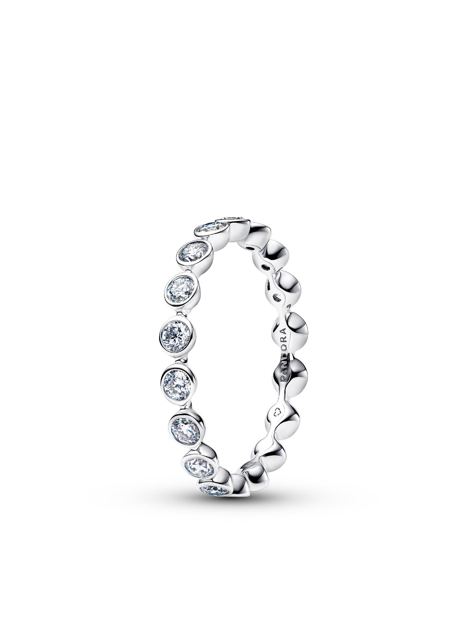 Pandora Era Lab-Grown Diamonds 14k White Gold Eternity Ring | White ...